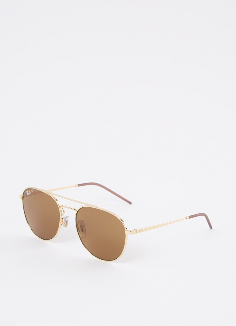 Ray-Ban Zonnebril gepolariseerd RB3589 • Goud • de Bijenkorf