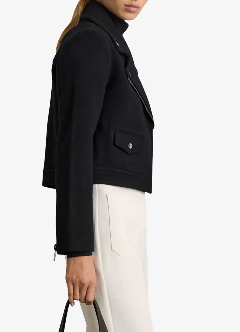 Reiss Arlow jack in wolblend • Donkerblauw • de Bijenkorf