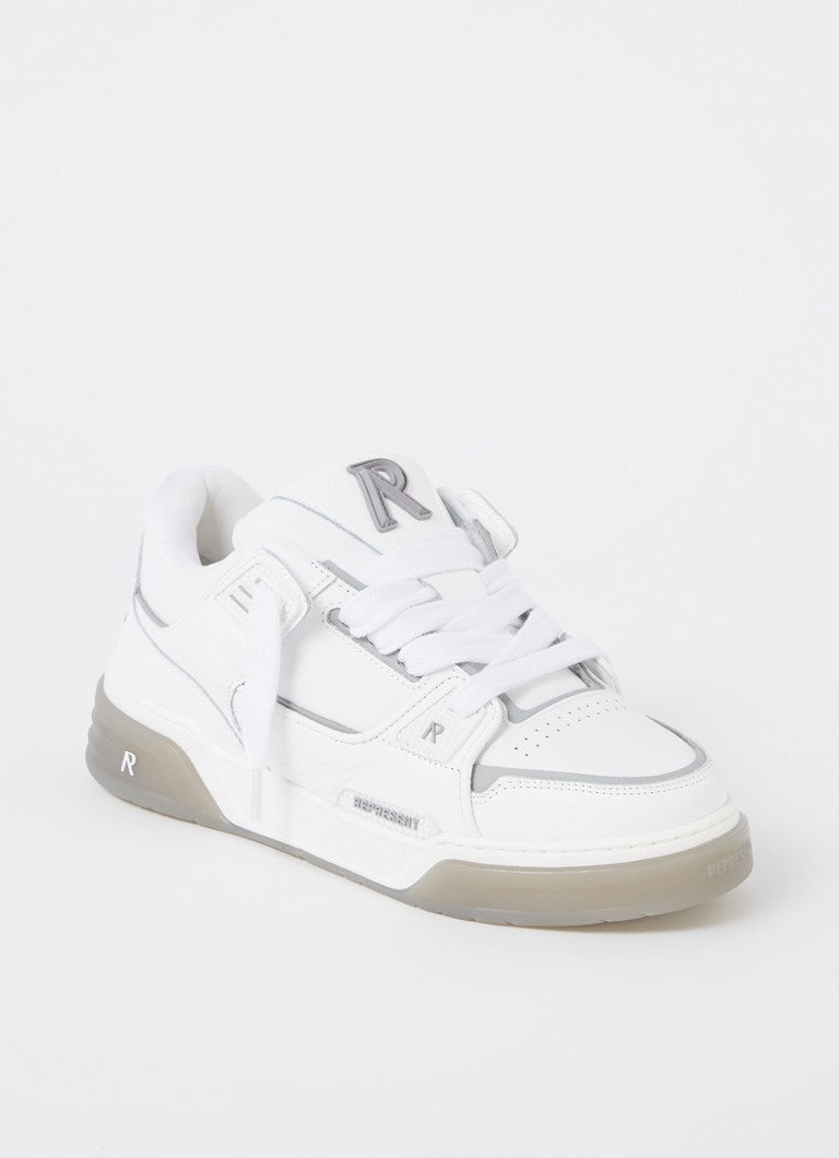 Represent Studio sneaker van leer • Wit • de Bijenkorf