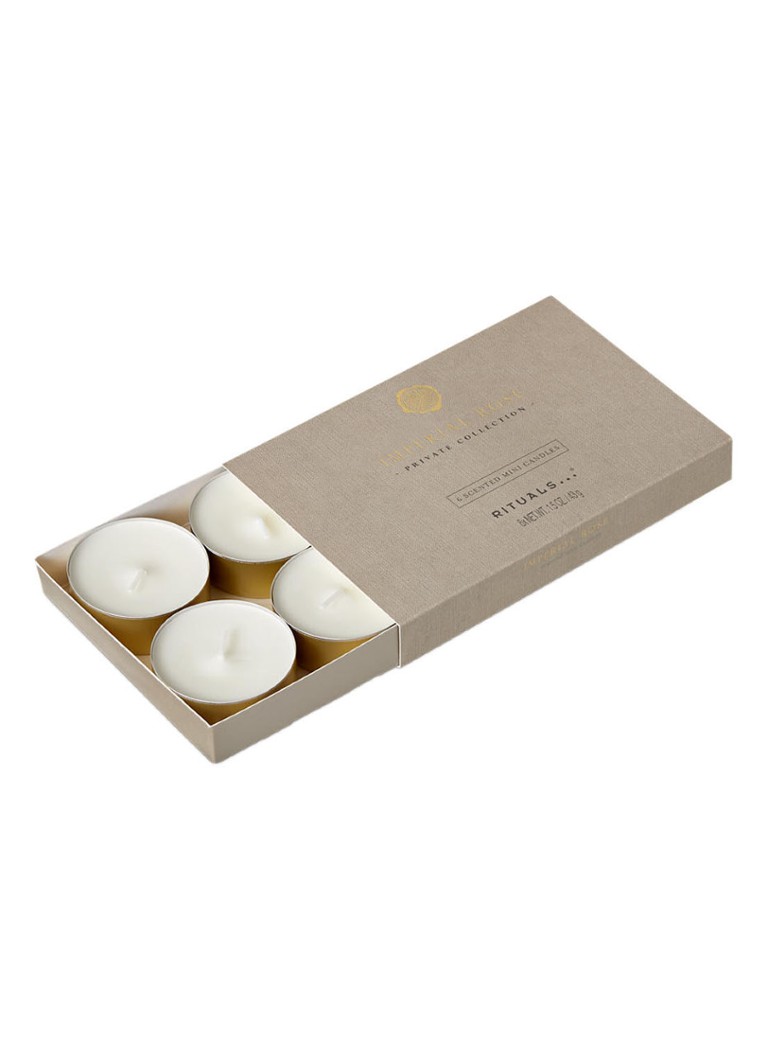 Rituals Imperial Rose mini geurkaars set van 6 • Goud • de Bijenkorf