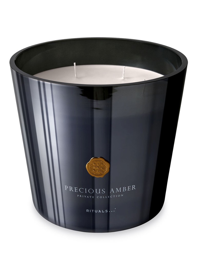 Rituals Precious Amber XXL geurkaars 2500 gram • Zwart • de Bijenkorf