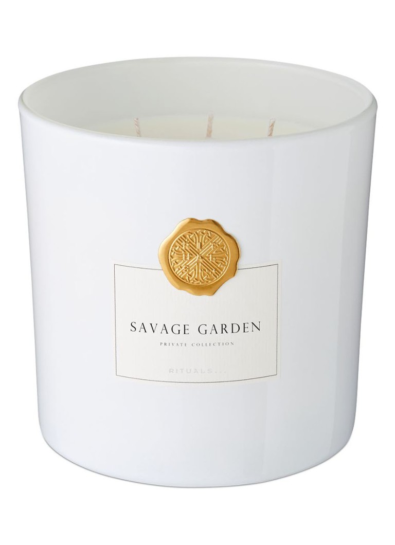 Rituals Savage Garden geurkaars 1000 gram • Wit • de Bijenkorf