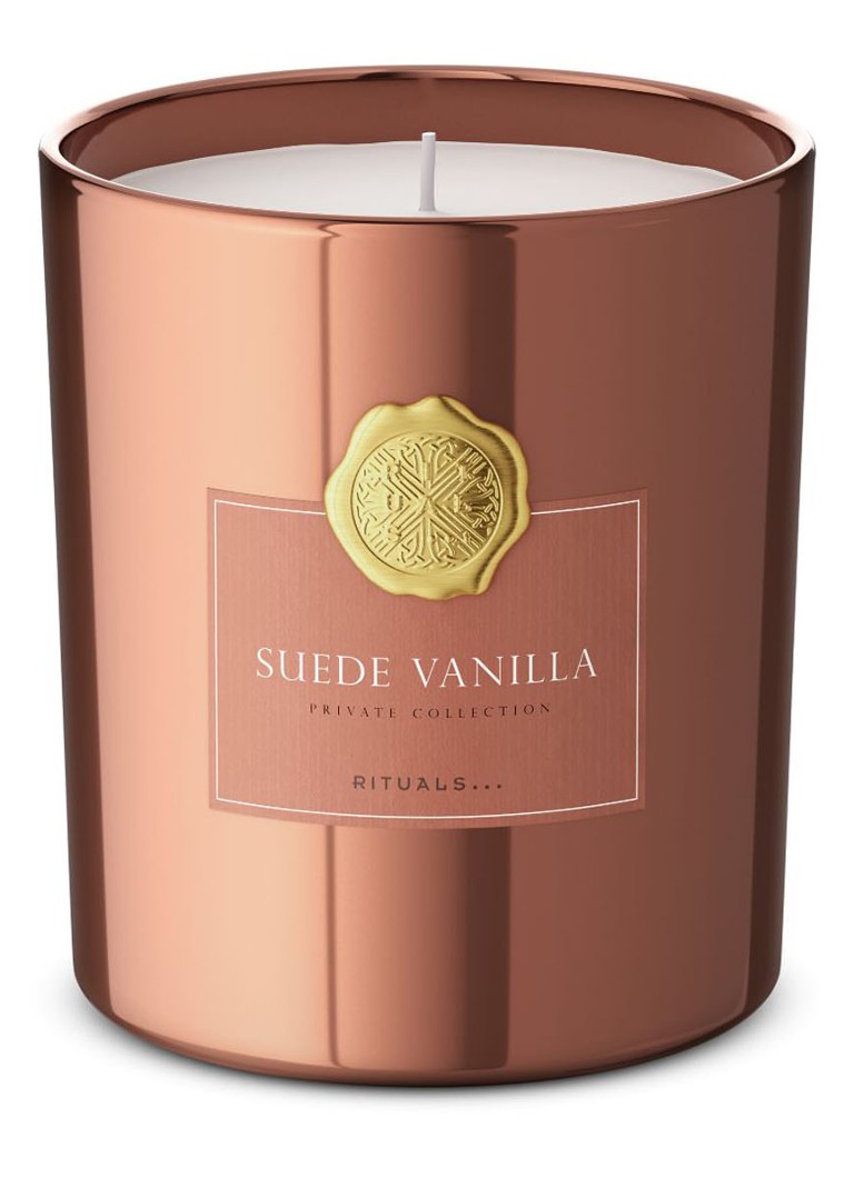 Rituals Suede Vanilla geurkaars 360 gram • Oranjebruin • de Bijenkorf