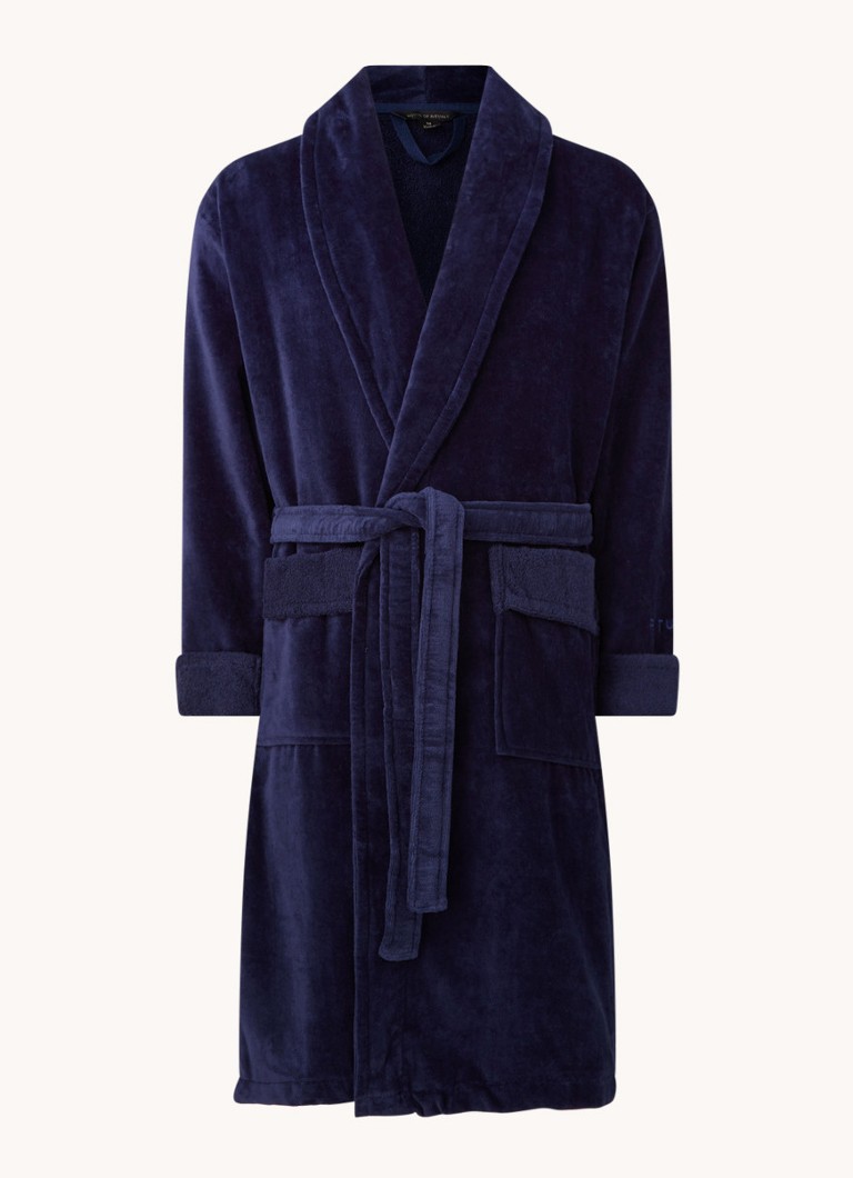Rituals Super Smooth badjas van katoen • Royalblauw • de Bijenkorf
