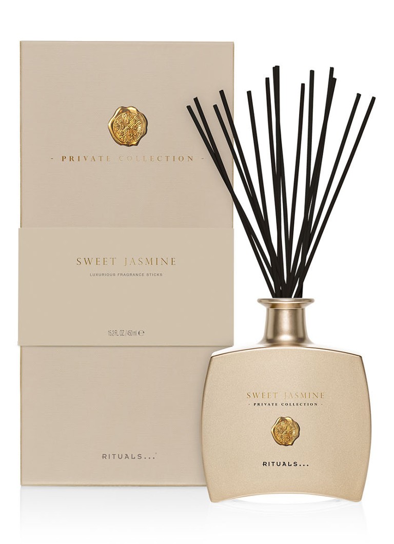 Rituals Sweet Jasmine Private Collection geurstokjes 450 ml • Goud • de ...