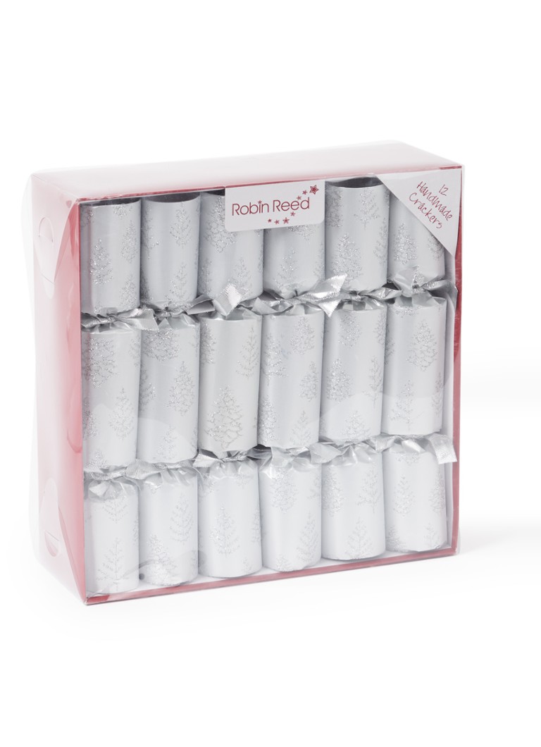 Robin Reed Silver Tree Flakes kerstcracker set • de Bijenkorf