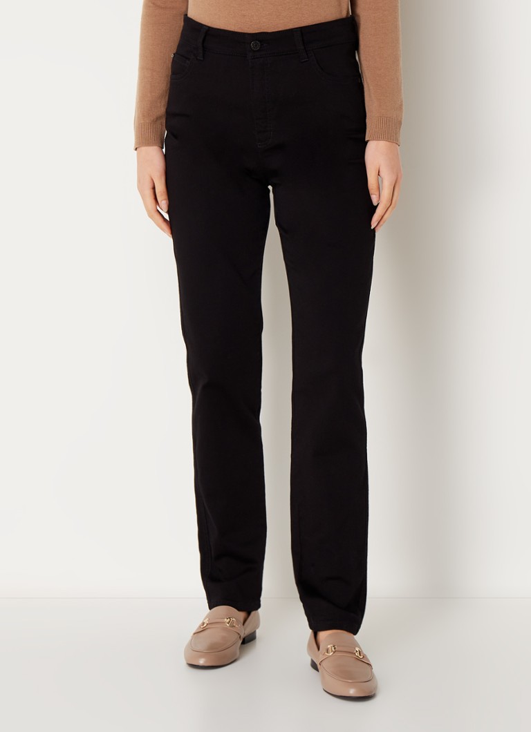 Rosner Audrey high waist slim fit jeans met gekleurde wassing • Zwart ...