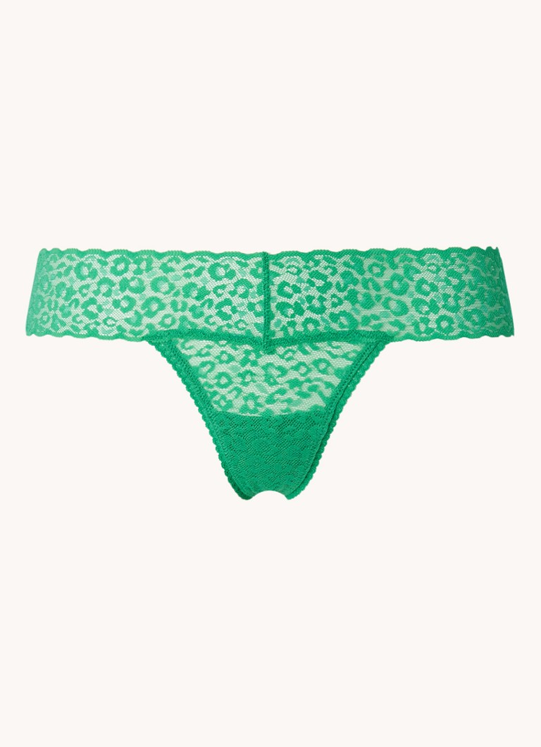 Sam Friday Pam string van kant • Groen • de Bijenkorf