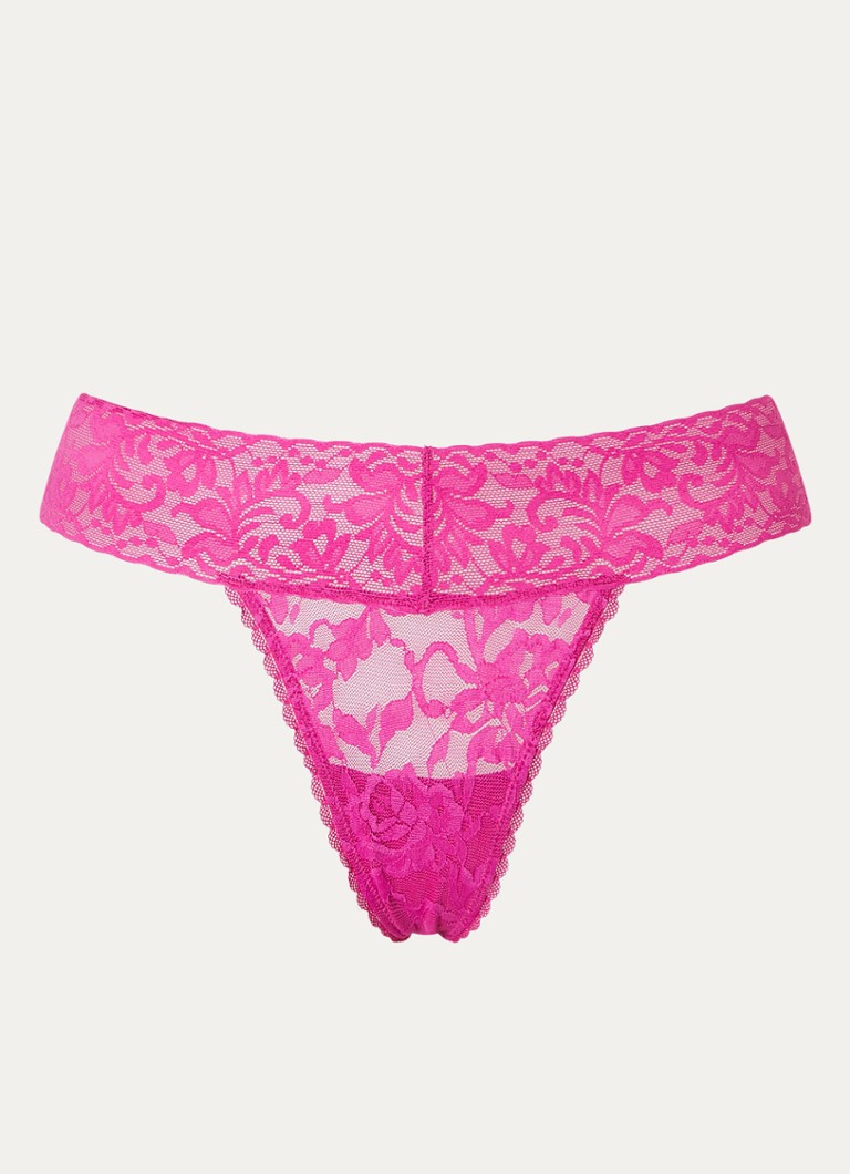 Sam Friday Pam string van kant • Roze • de Bijenkorf