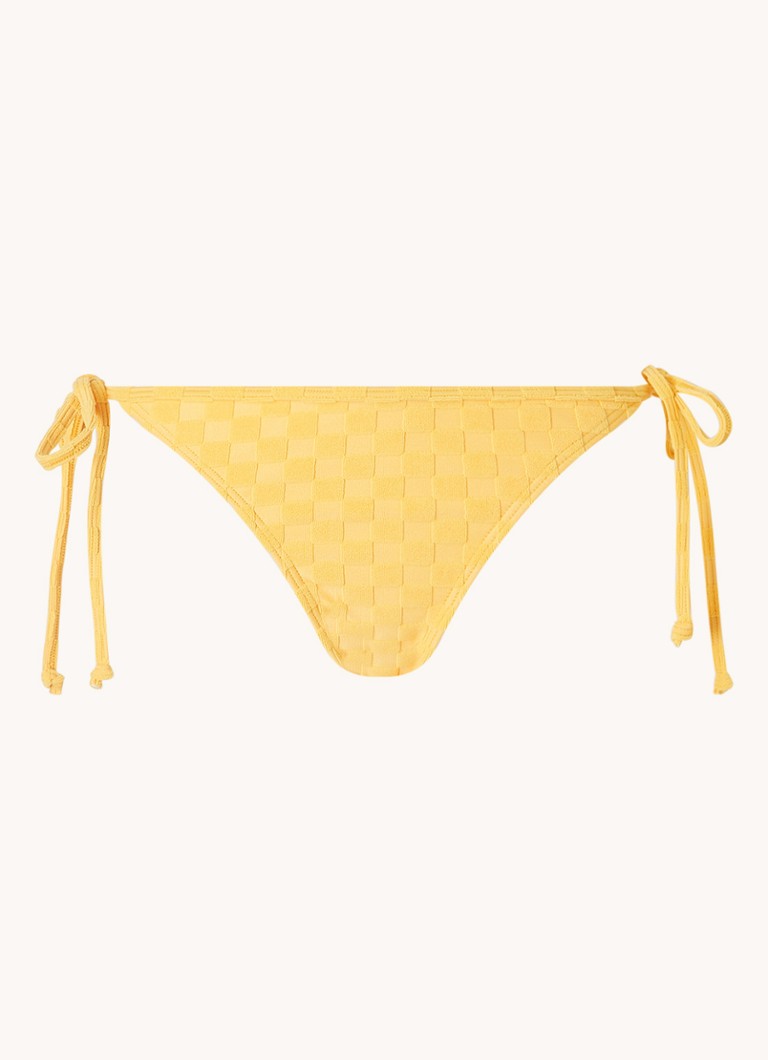 Sam Friday Pipa bikinislip van badstof met structuur • Oranje • de ...