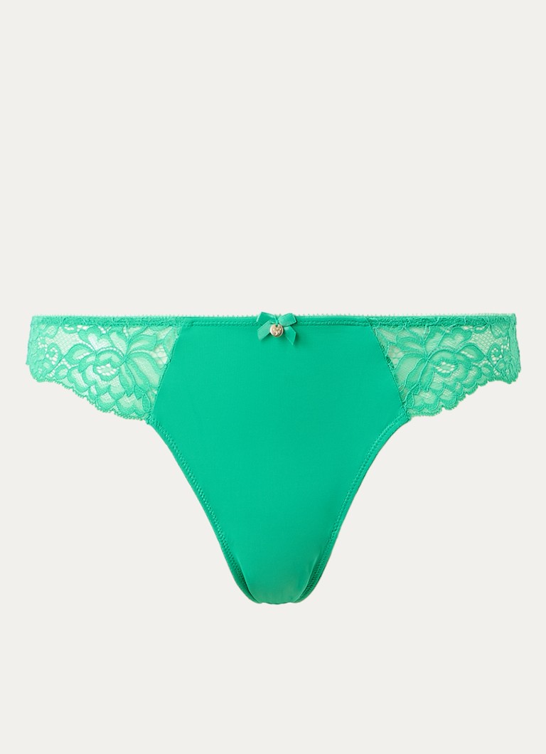 Sam Friday Vida tanga van kant • Groen • de Bijenkorf