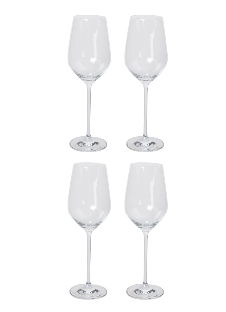 Schott Zwiesel Fortissimo witte wijnglas 40 cl set van 4 • Transparant • de Bijenkorf