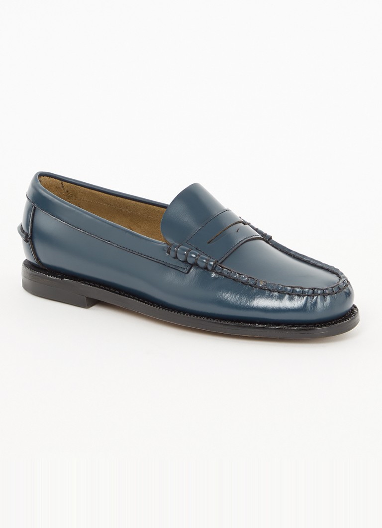 Sebago Classic Dan loafer van leer • Blauw • de Bijenkorf