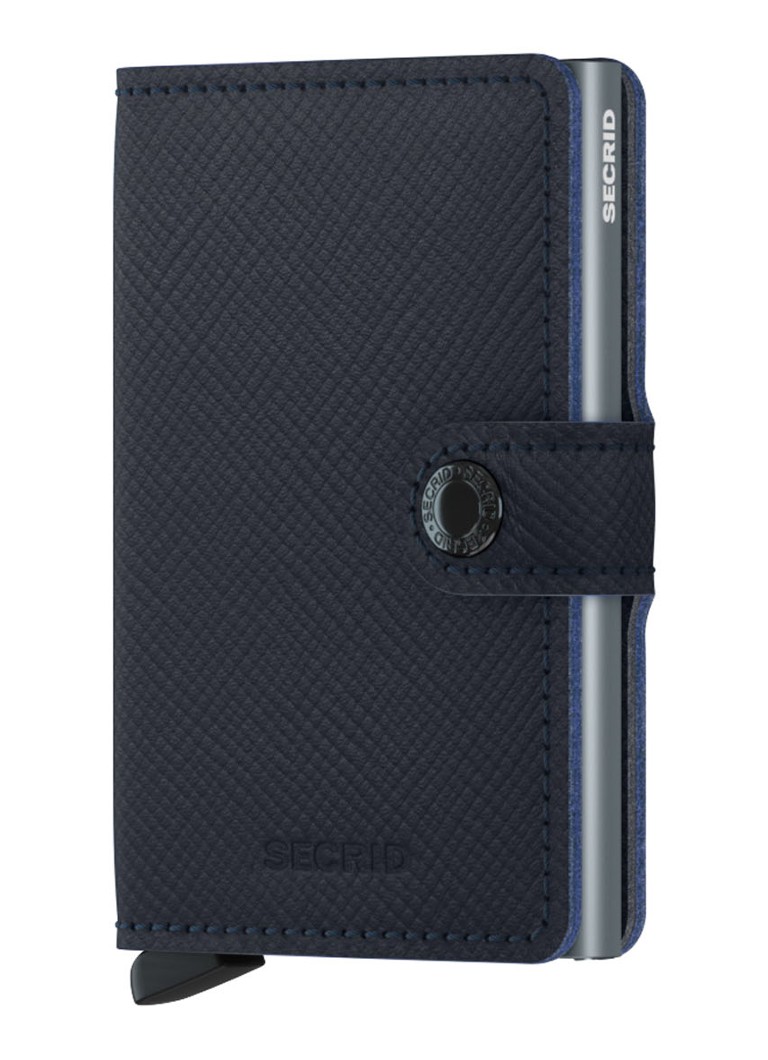 Secrid Miniwallet Wallet pasjeshouder van leer • Donkerblauw • de Bijenkorf