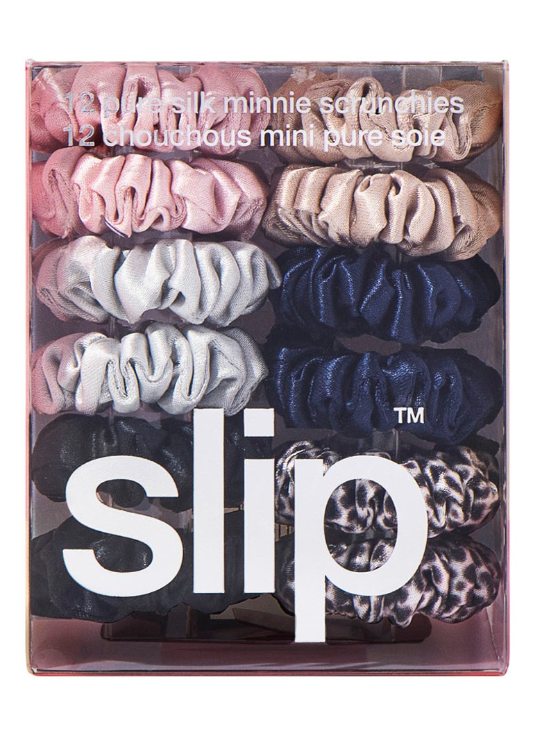 slip Minnie scrunchies classic - zijden haarelastiek set van 12 • de ...