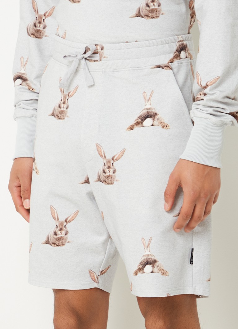 Snurk Bunny Bums pyjamabroek van biologisch katoen met print ...