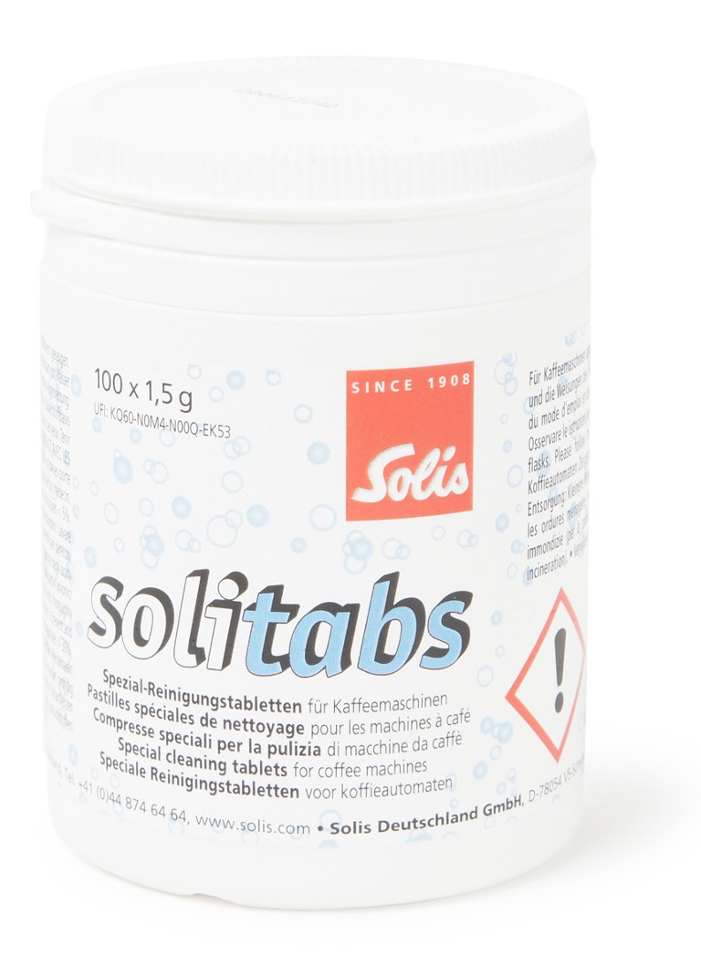 Solis Solitabs reinigingstabletten 100 stuks • Wit • de Bijenkorf