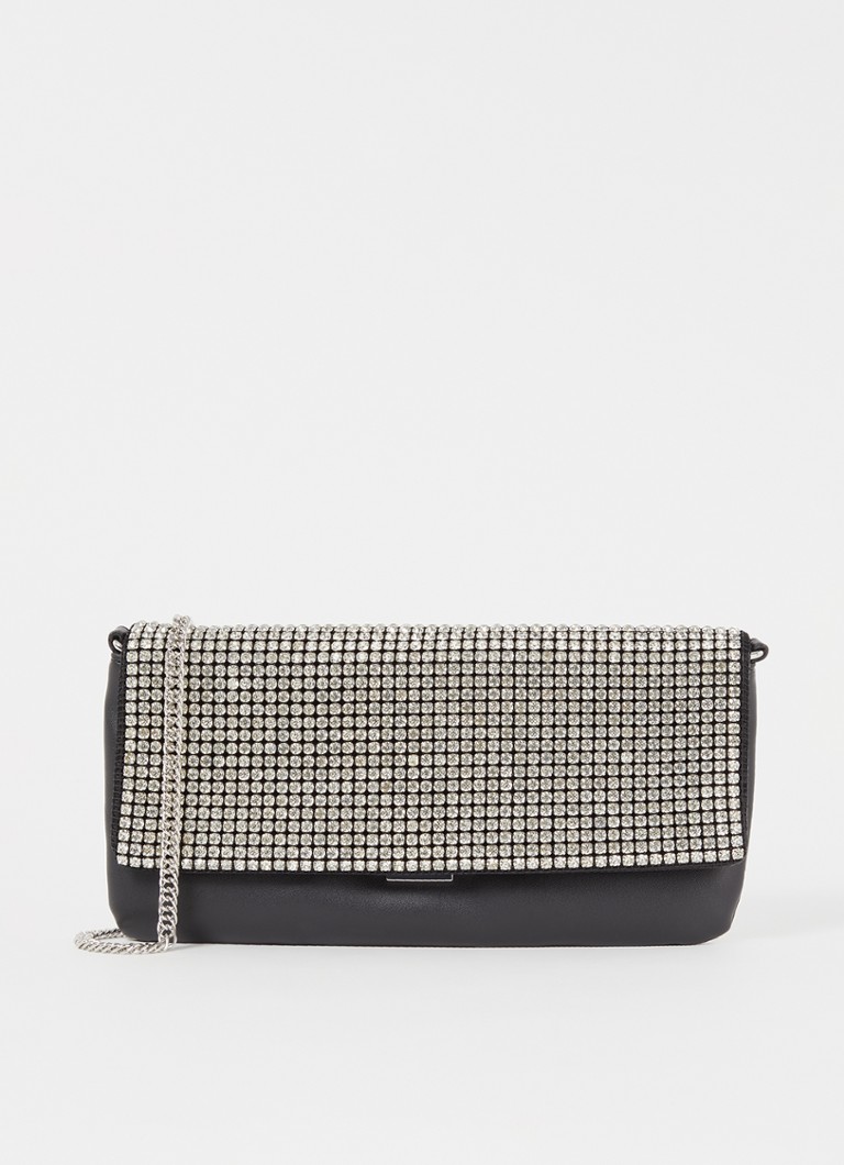 Steve Madden Bjarine clutch met strass • Zwart • de Bijenkorf