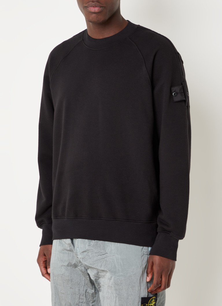 Stone Island Shadow Project 60619 sweater met logo • Zwart • de Bijenkorf
