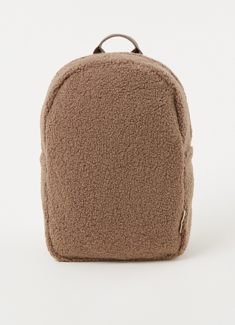 Studio Noos Midi rugzak van teddy • Lichtbruin • de Bijenkorf