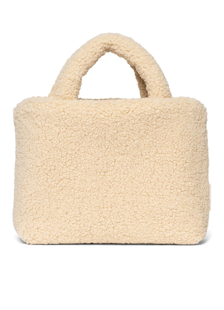 Studio Noos Mini handtas van teddy • Creme • de Bijenkorf