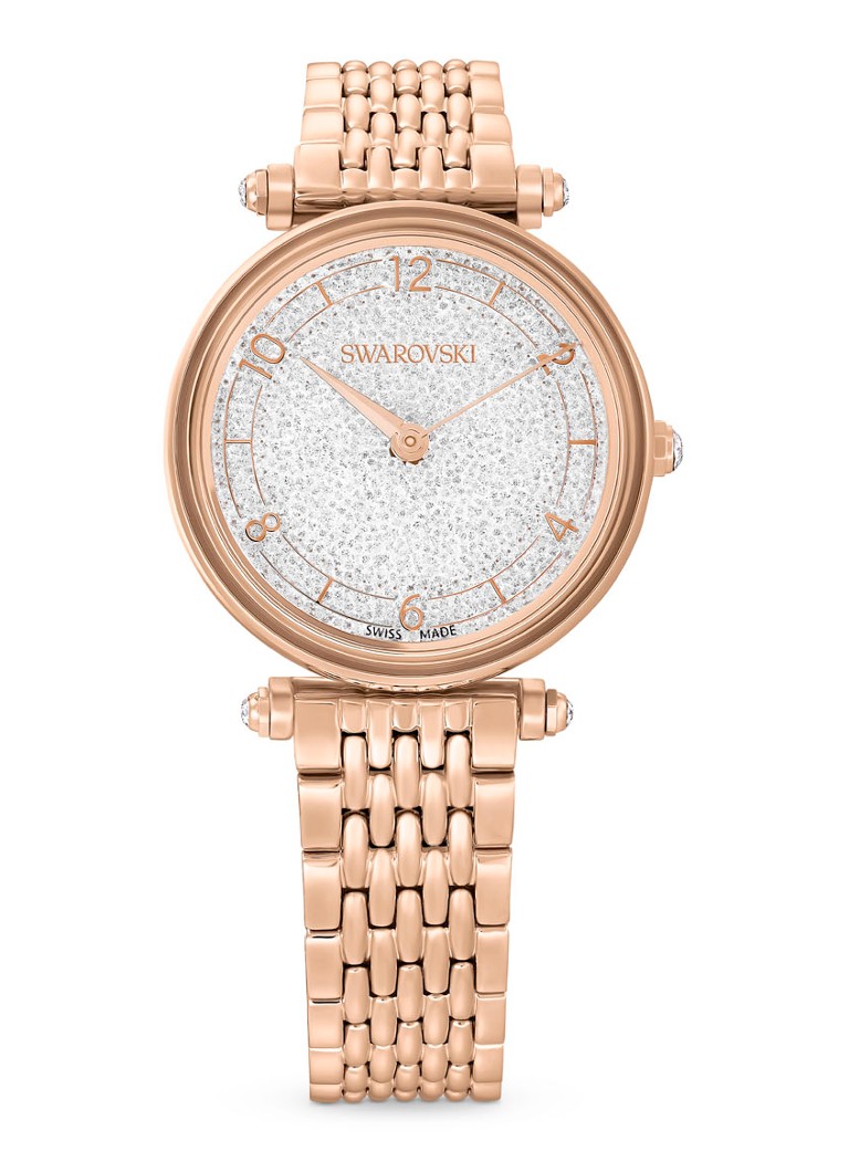 Swarovski Crystalline Wonder horloge 5656911 • Roségoud • de Bijenkorf