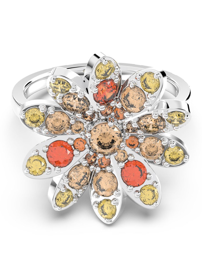 Swarovski Eternal Flower ring met kristal • Zilver • de Bijenkorf