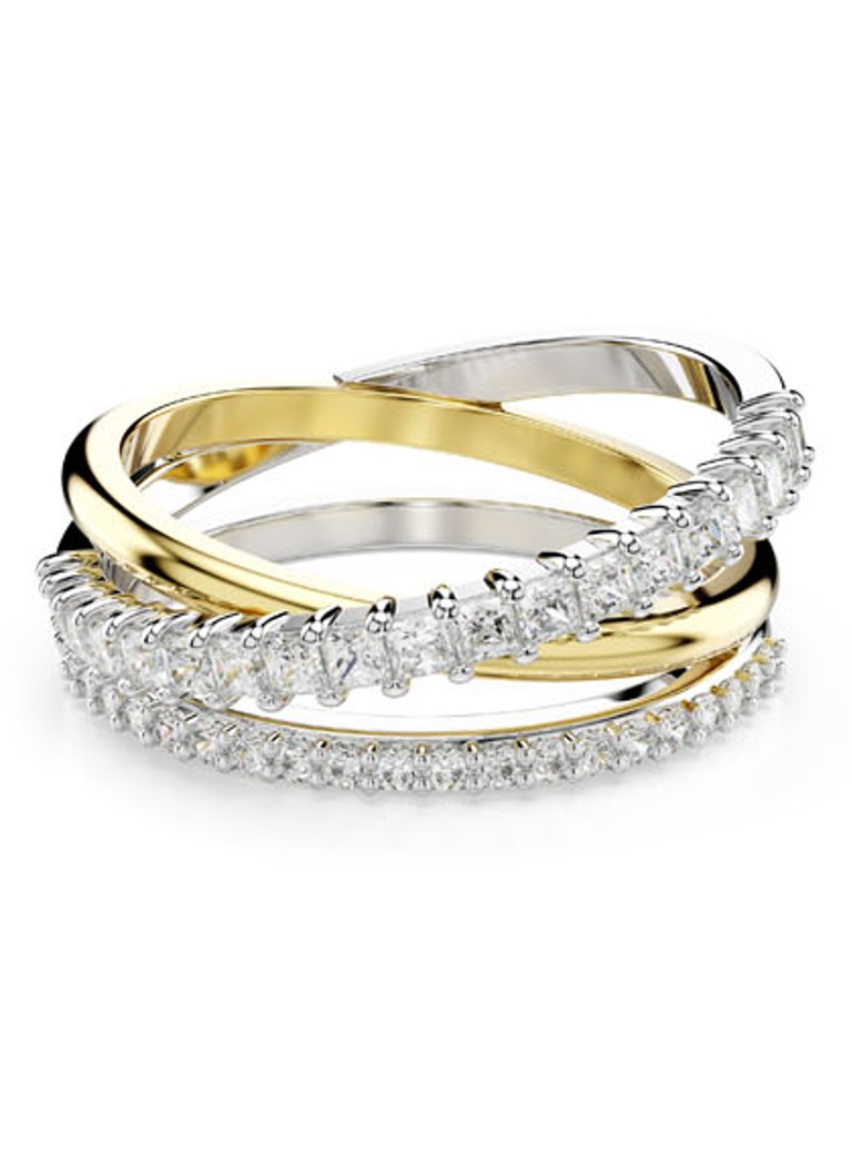 Swarovski Hyperbola ring met zirkonia 58 • Zilver • de Bijenkorf