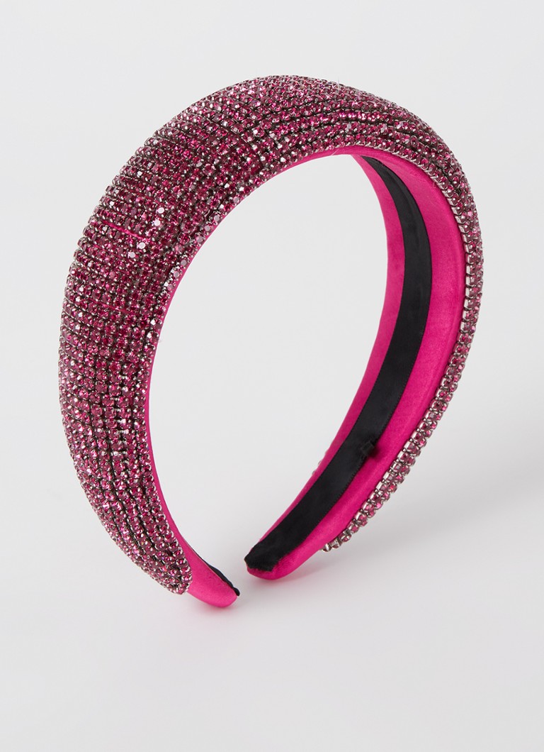 Ted Baker Glitzma haarband met strass • Fuchsia • de Bijenkorf