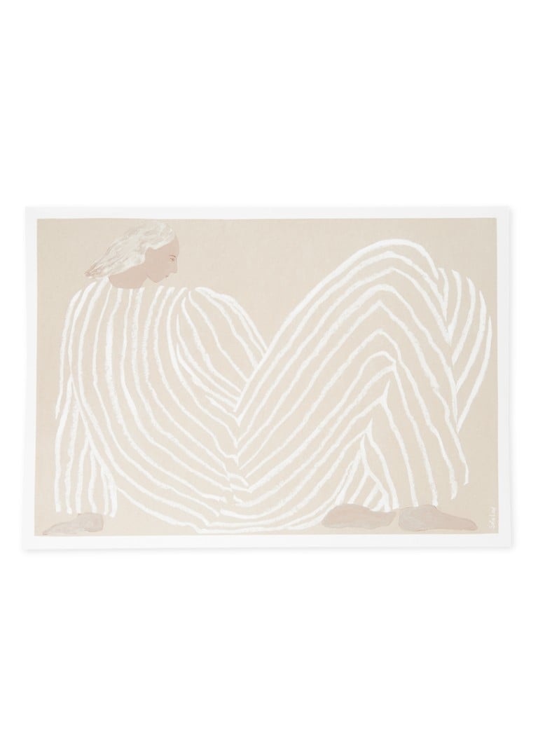 THE POSTER CLUB Me, Sofia Lind print • Zand • de Bijenkorf