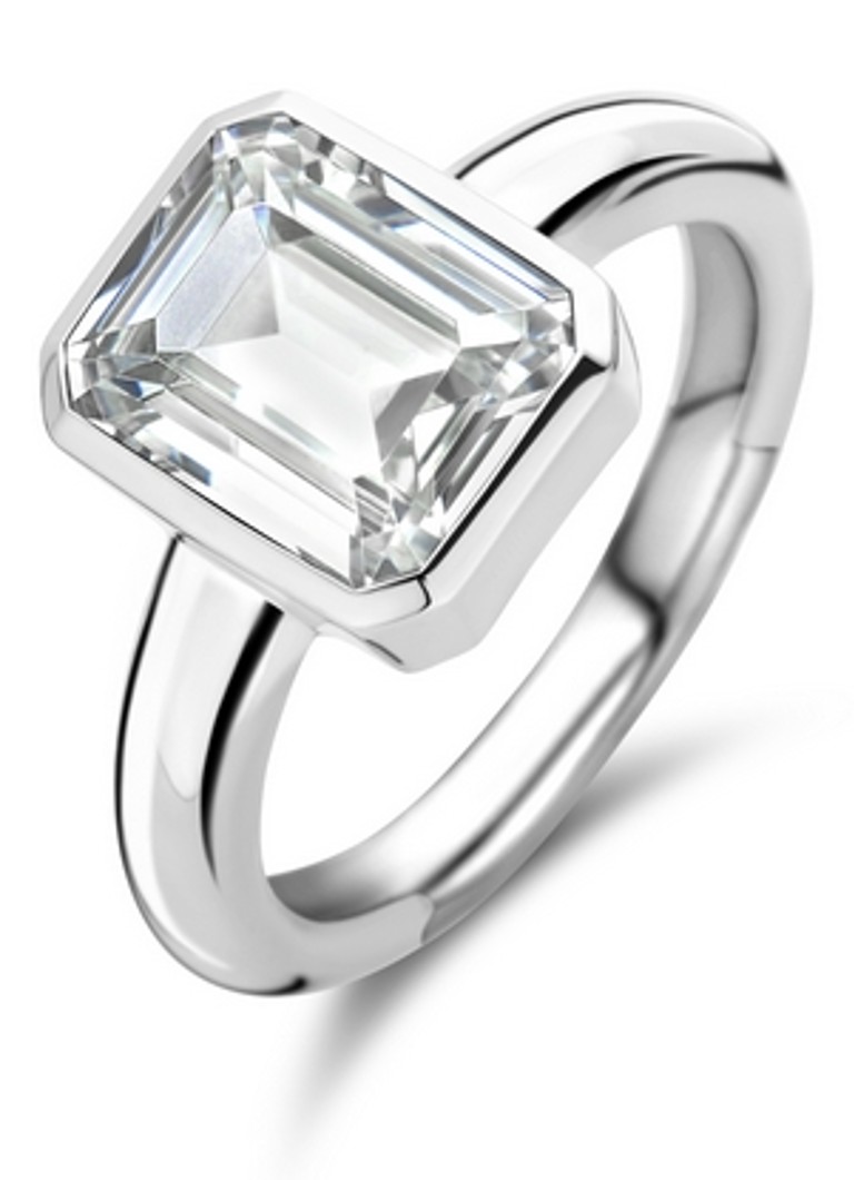 TI SENTO - Milano Ring van zilver 12272ZI • Zilver • de Bijenkorf