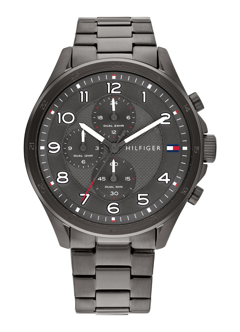 Tommy Hilfiger Horloge TH1792008 • Grijs • de Bijenkorf