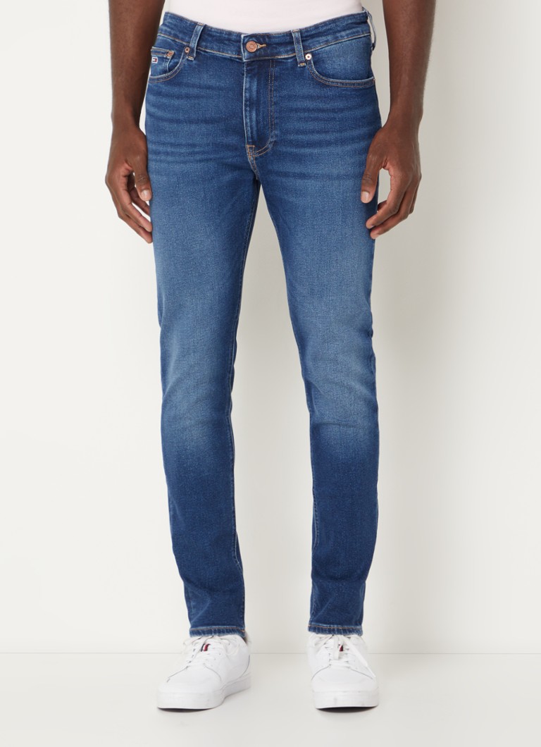 Tommy Hilfiger Simon skinny jeans met steekzakken • Indigo • de Bijenkorf