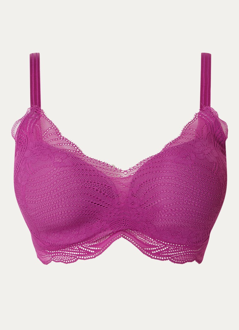 Triumph Lift Smart voorgevormde bh met kant • Paars • de Bijenkorf
