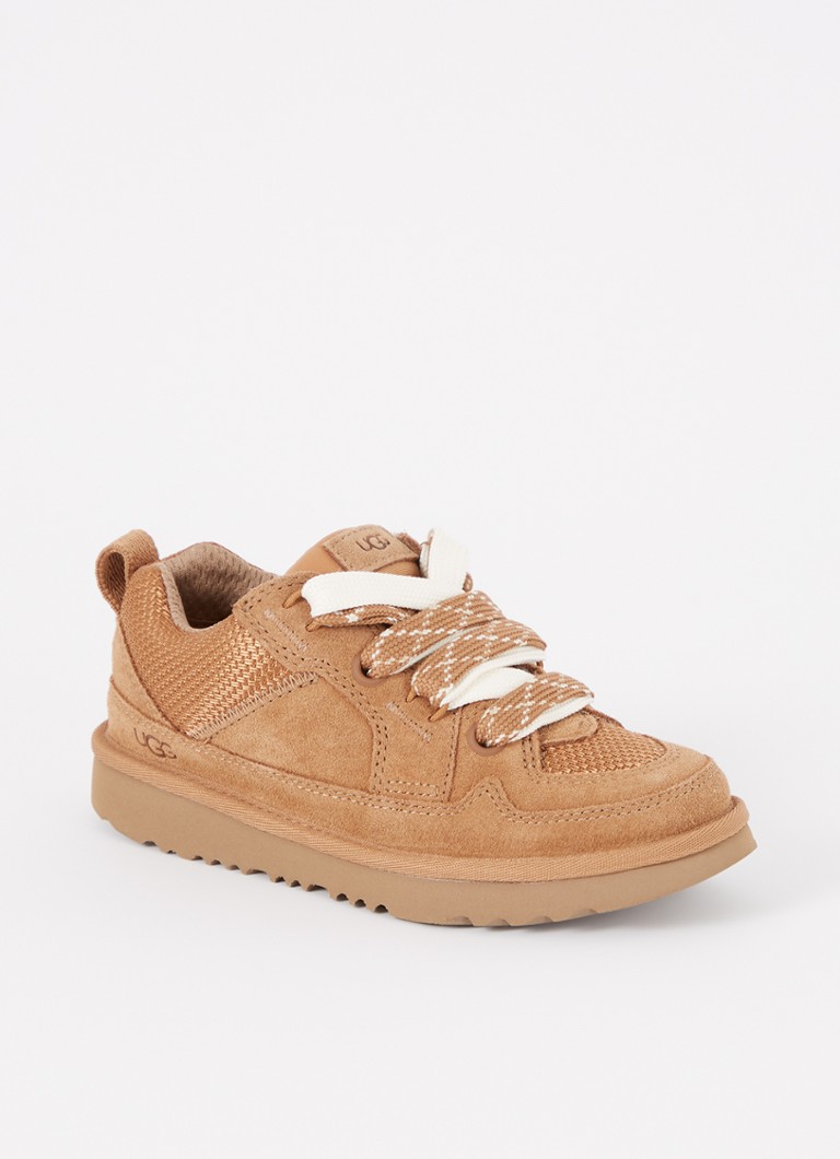 UGG Lo Lowmel sneaker met mesh details • Cognac • de Bijenkorf