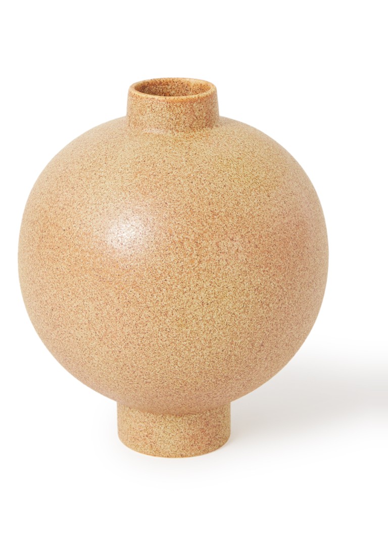 Urban Nature Culture Vico vaas van aardewerk 23 cm • Naturel • de Bijenkorf