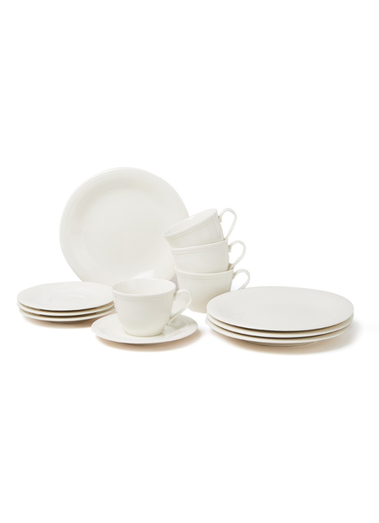 Villeroy And Boch Like Color Loop Serviesset 12 Delig • Wit • De Bijenkorf