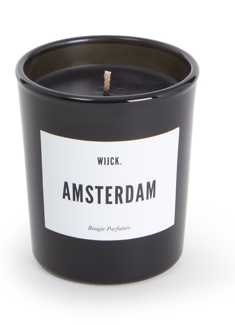 WIJCK. Amsterdam geurkaars 70 gram • Zwart • de Bijenkorf
