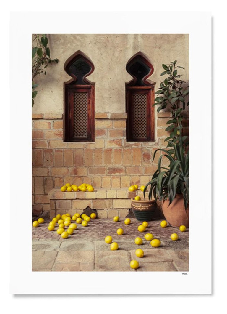 WIJCK. Marrakech Le Citron print • Multicolor • de Bijenkorf