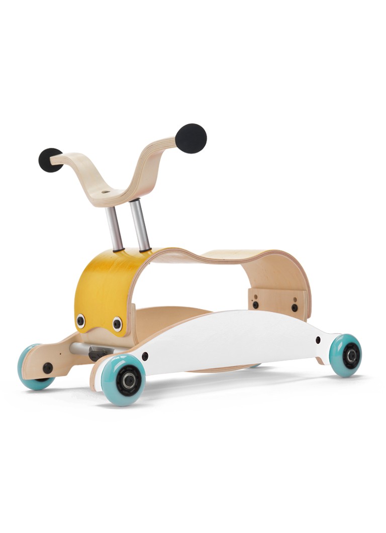 Wishbone Mini Flip 3-in-1 loopwagen • Geel • de Bijenkorf