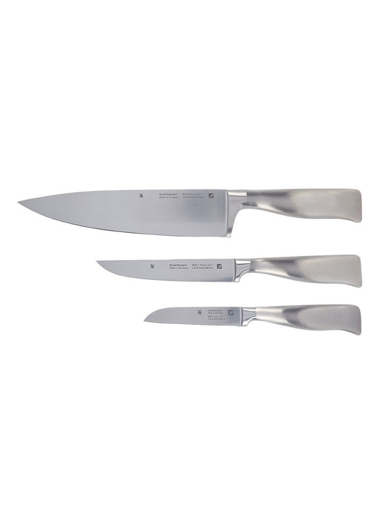 WMF Grand Gourmet messenset 3-delig • Zilver • de Bijenkorf