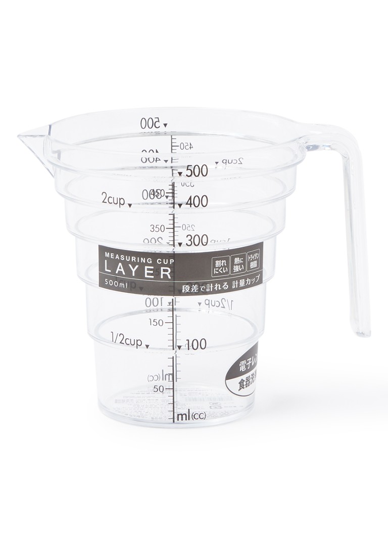 Yamazaki Layer maatbeker 0,5 liter • Transparant • de Bijenkorf