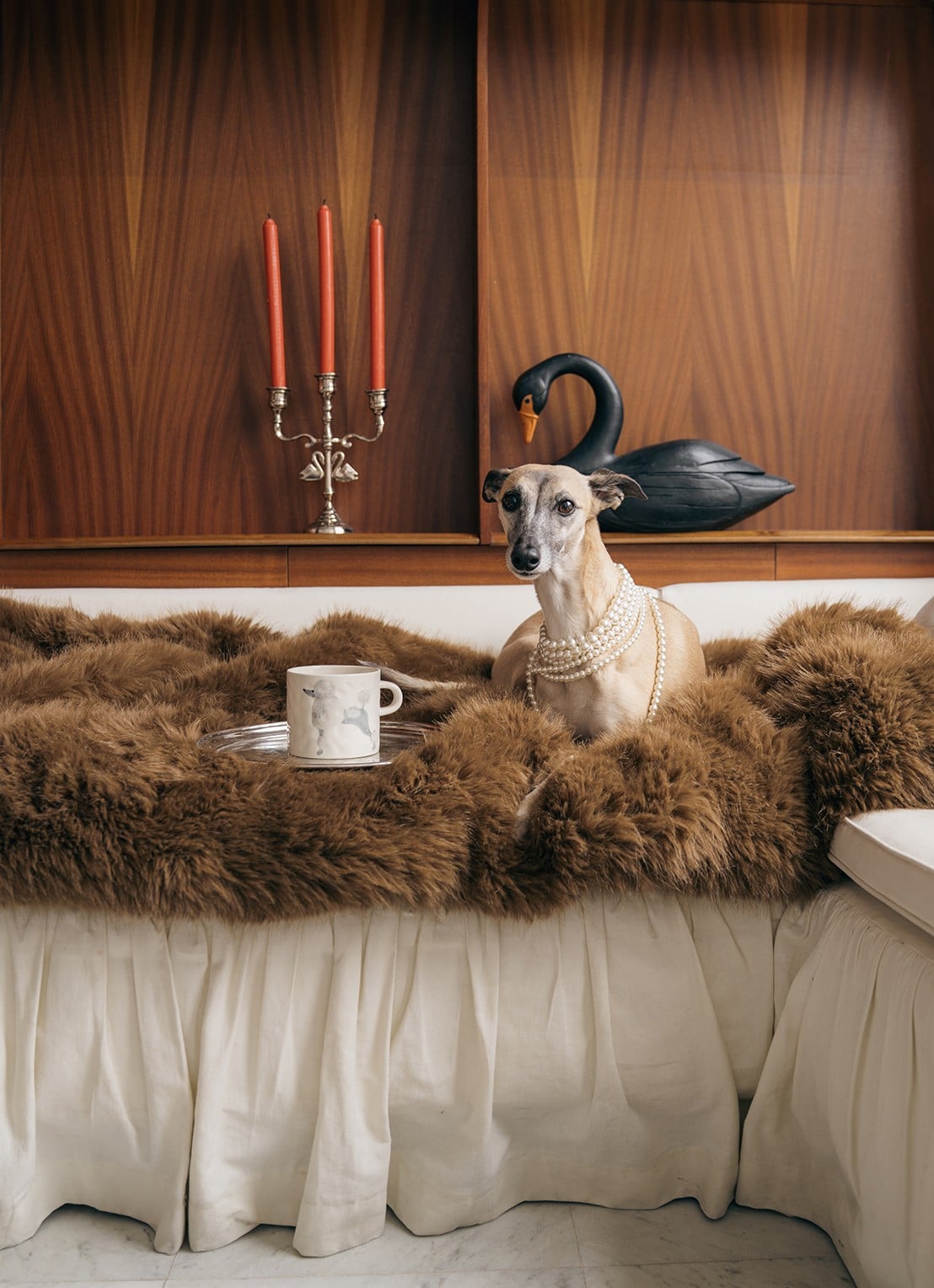 Anna + Nina Poodle mok 50 cl • Wit • de Bijenkorf