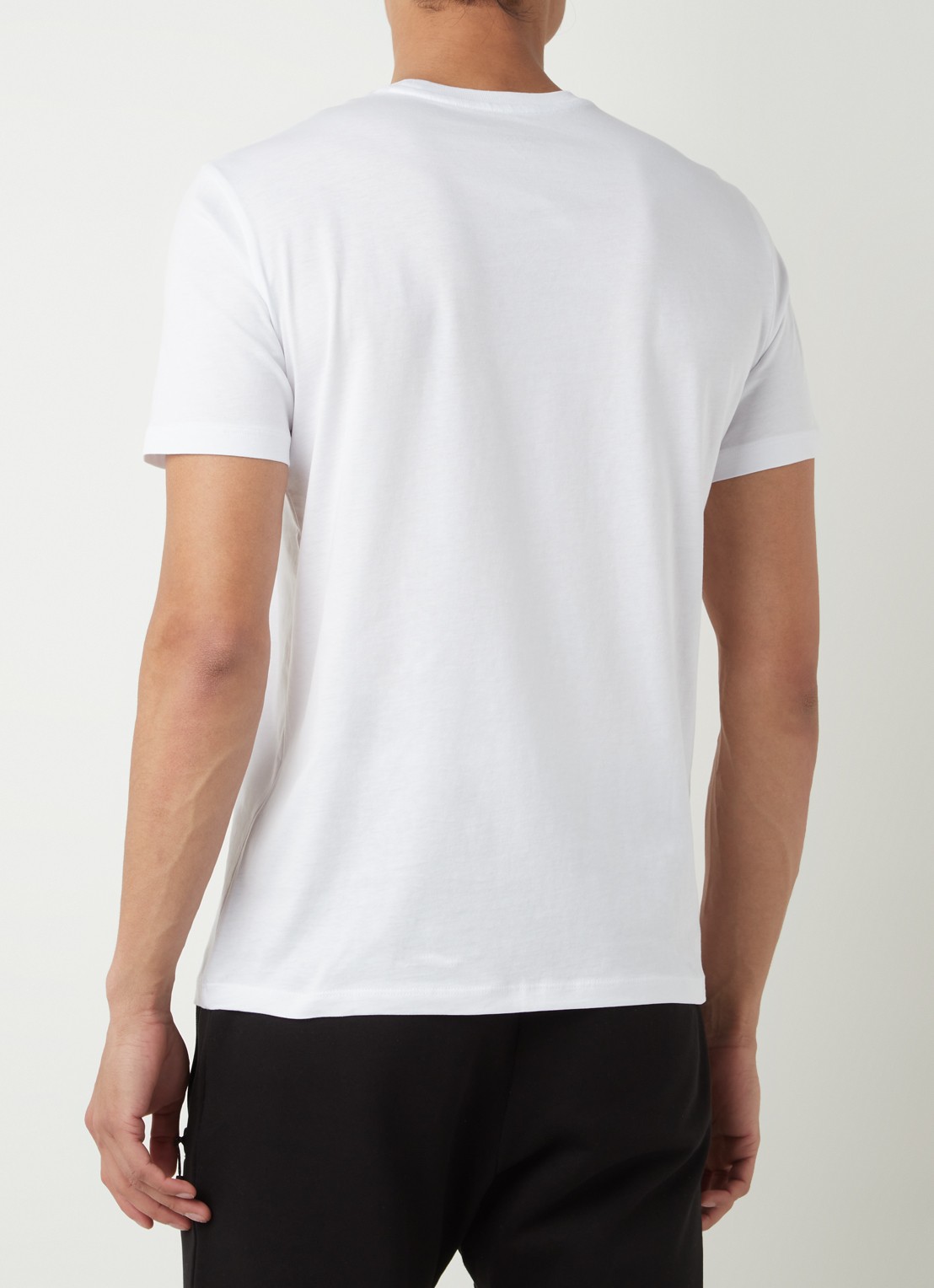 Armani T-shirt met logo • Wit • de Bijenkorf