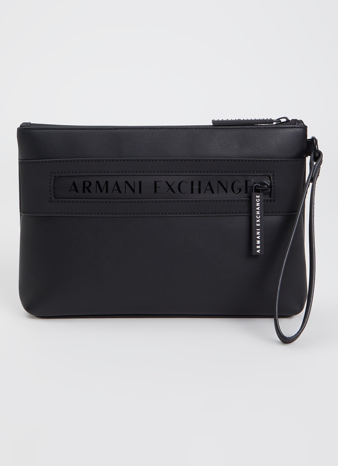Armani Wristlet Case clutch met logo • Zwart • de Bijenkorf