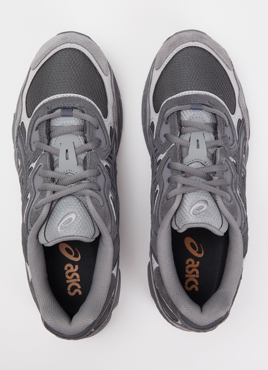 ASICS Gel-Nyc sneaker met details van suède • Grijs • de Bijenkorf