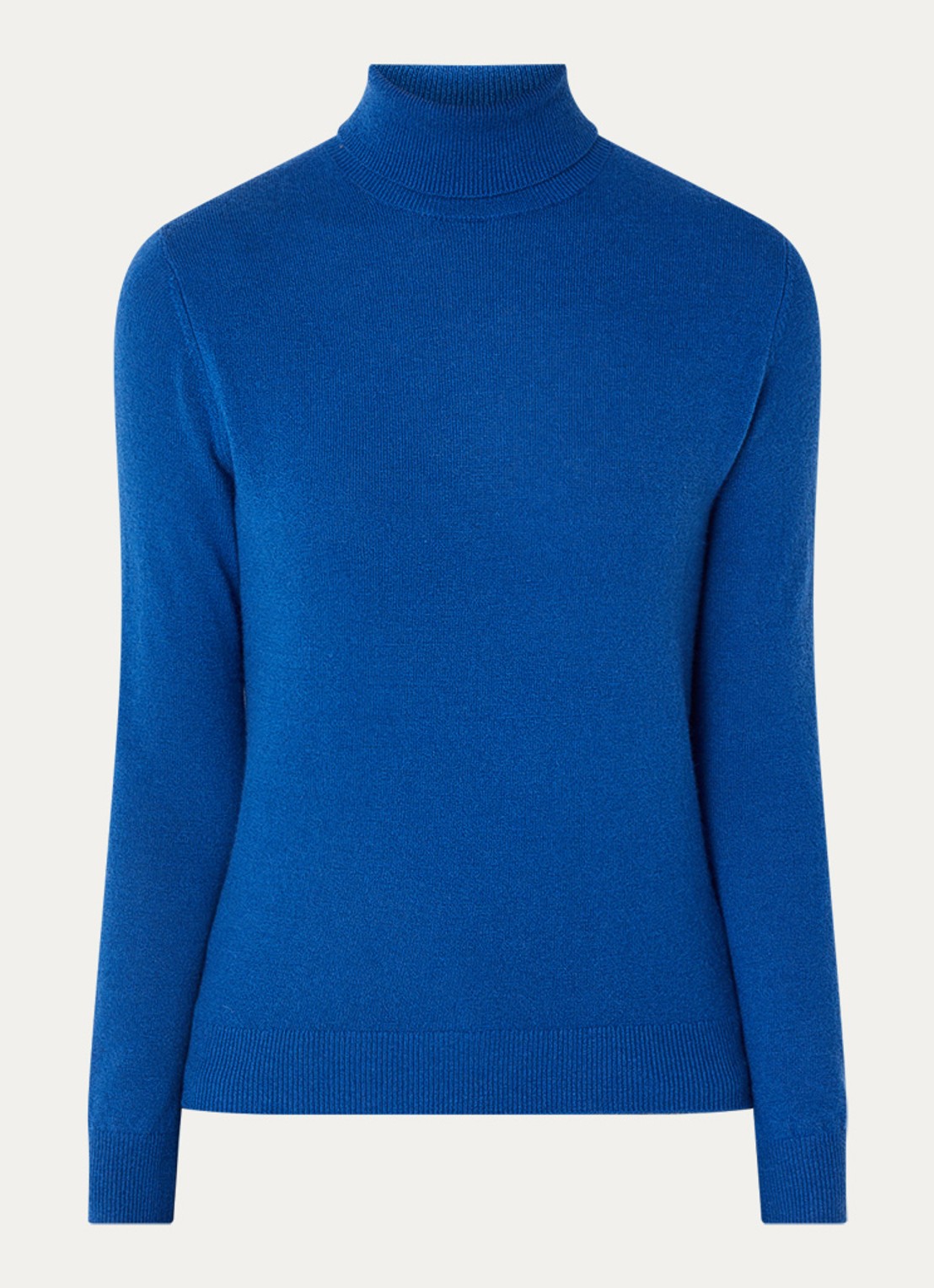 Benetton Fijngebreide coltrui van merino wol • Korenblauw • de Bijenkorf