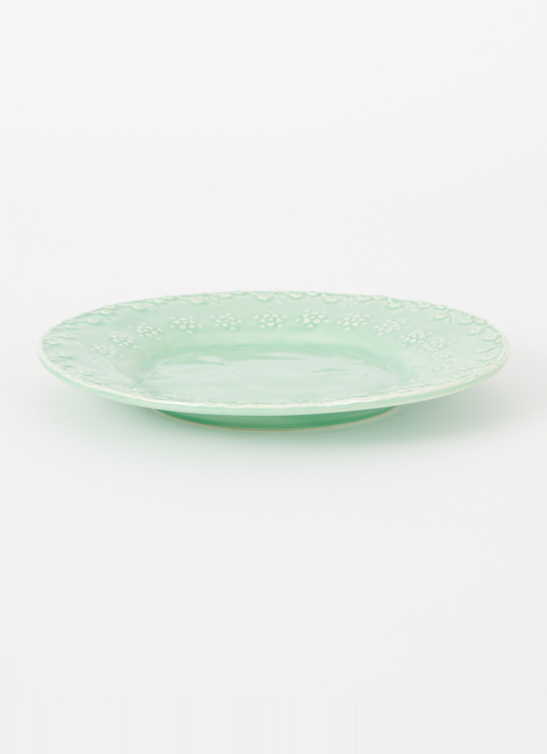 Bordallo Pinheiro Flora ontbijtbord 23 cm • Lichtgroen • de Bijenkorf