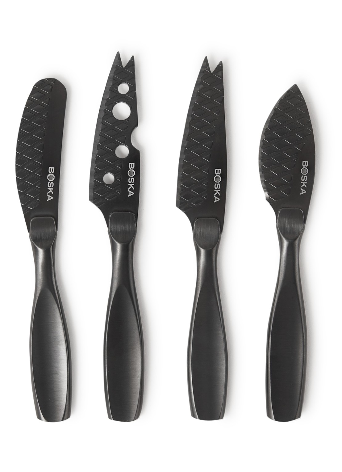 Boska Monaco Mini kaasmes set van 4 • Zwart • de Bijenkorf