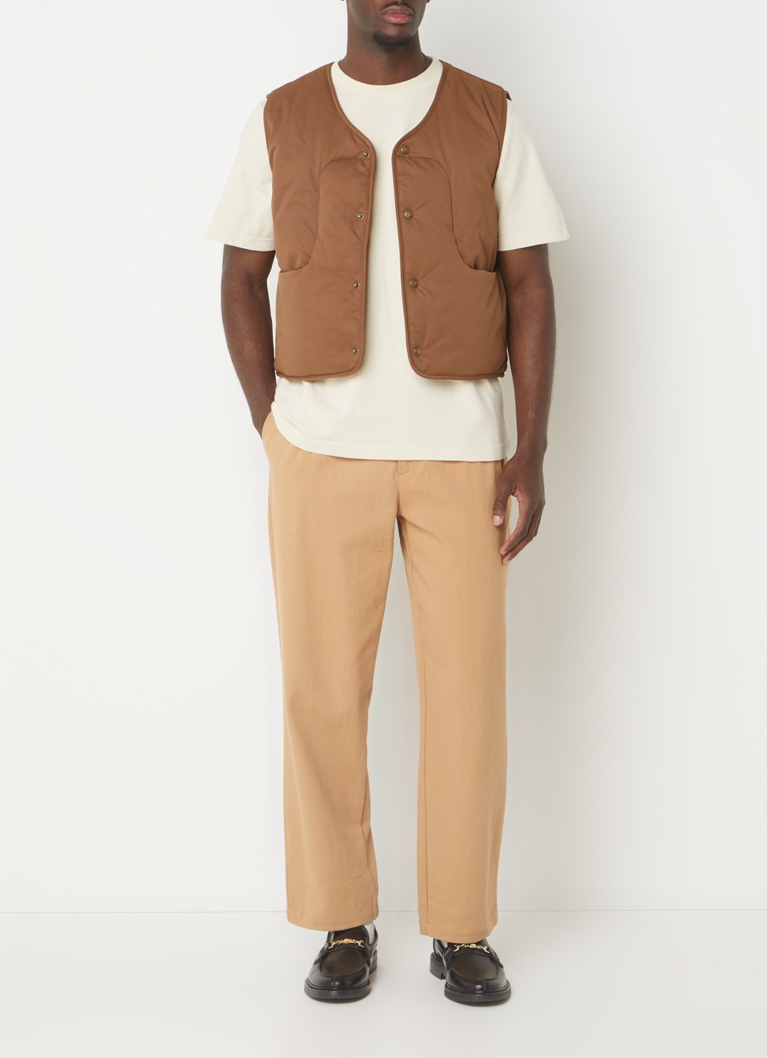 Bram's Fruit Tuscan bodywarmer met opgestikte zakken • Bruin • de Bijenkorf